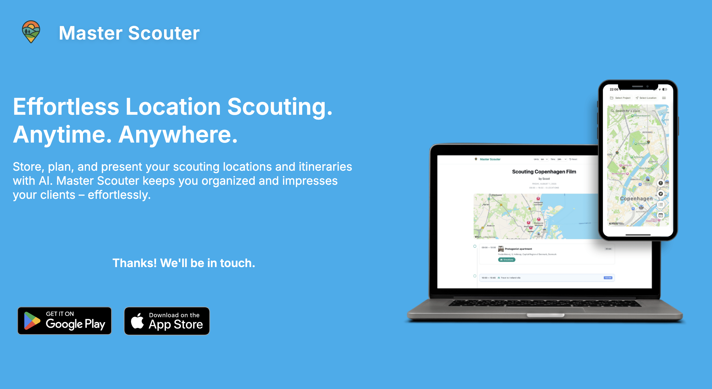 Master Scouter – AI for Location Scouts